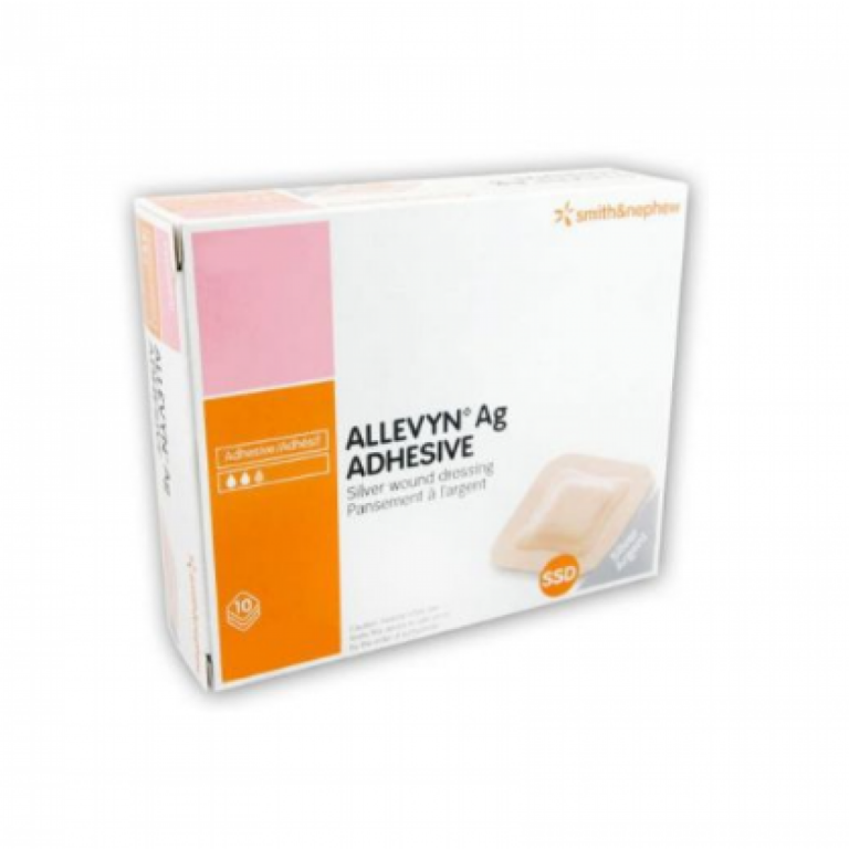 ALLEVYN Ag Adhesive Dressing | Smith & Nephew | 66020976 | 17.5cm x 17 ...